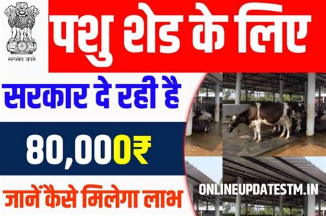 Mgnrega Pashu Shed Yojana 2023