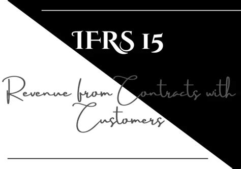Ifrs 15—revenue From Contracts With Customers All Inclusive