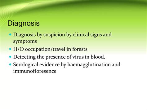 Kyasanur Forest Disease Community Health Nursing Ppt