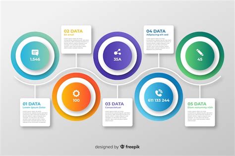 Infográfico Passos Design Plano De Coleção Vetor Grátis
