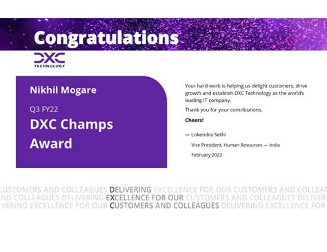 Nikhil Mogare On Linkedin Dxctechnology 16 Comments