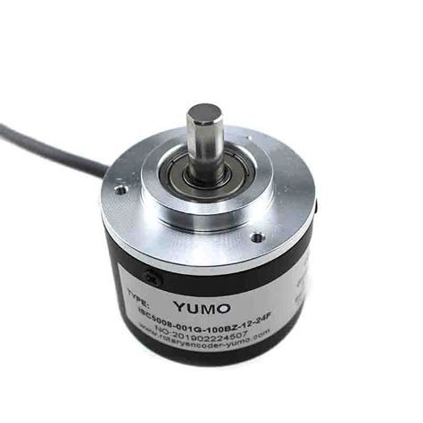isc5008 outer diameter 50mm solid shaft incremental rotary encoder
