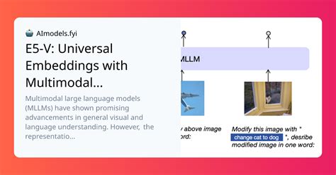 E5 V Universal Embeddings With Multimodal Large Language Models Ai