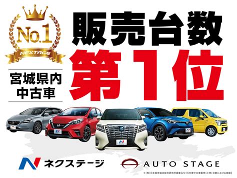 宮城県内、中古車販売台数ナンバーワンを達成！！ 2017年10月09日 ネクステージグループ 新車・中古車の【ネクステージ】