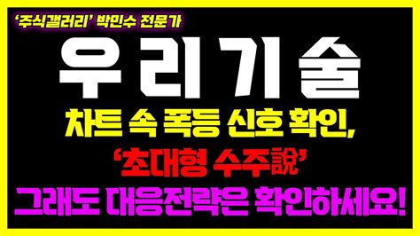 우리기술 초거대세력 7월 추가 매집 진행중 충격적 매수 이유 공개우리기술 Smr Mmis 원전제어계측시스템 두산에너빌리티 혁신형소형모듈원자로 Youtube