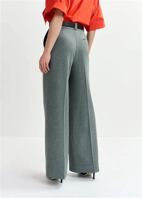 Grey Tailored Pants Essentiel Antwerp United Kingdom