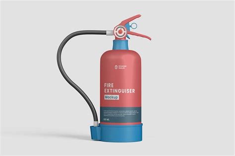 Fire Extinguisher Mockup Product Mockups Ft Extinguisher