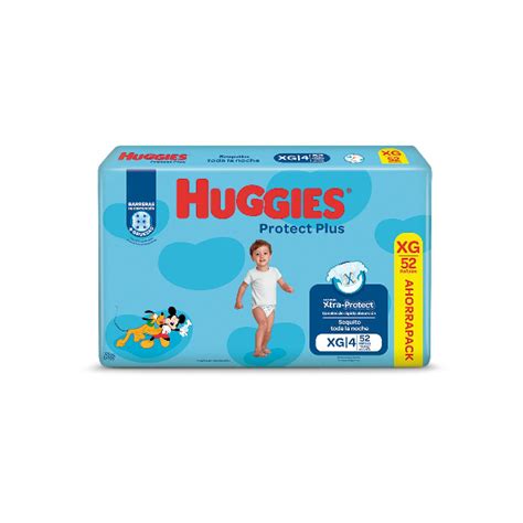 Huggies Protect Plus Pañales Desechables Ahorro Pack Extra Grande Xg