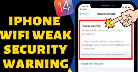 How To Fix Weak Security Wi Fi On IPhone TechnoWifi