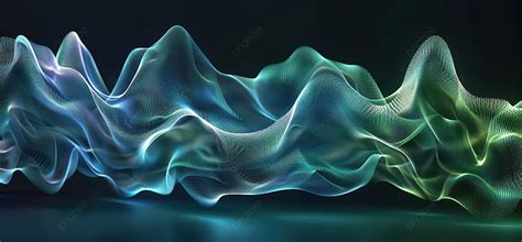 Abstract Wave Like Forms In Vibrant Colors Create A Dynamic Visual Effect Background, Wave ...