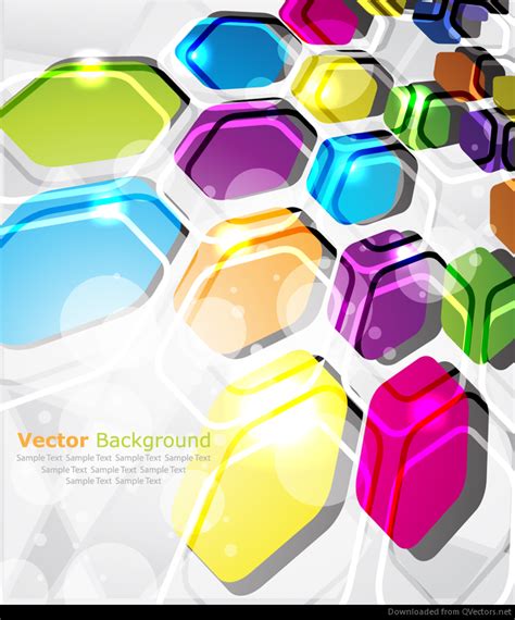 Colorful Abstract Elements 06 Vector Vector Download