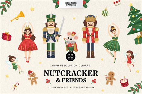 Christmas Nutcracker Vector Illustrations