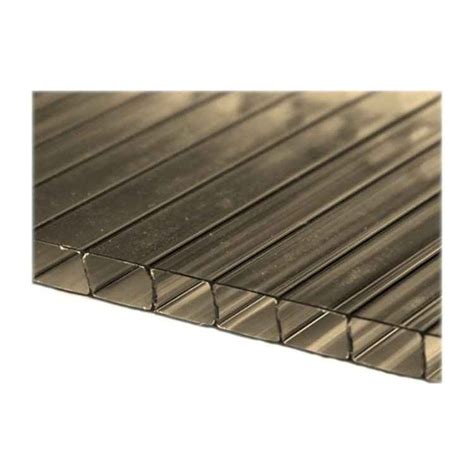 Polycarbonate Sheet Honeycomb Bronze 6mm Polymer Sheets