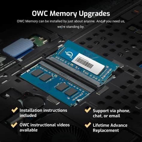 Kit de Mise à Niveau de Mémoire OWC 32 Go DDR3 So DIMM PC3 10600 CL9