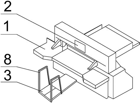 带有安全站立操作区的液压切纸机的制作方法