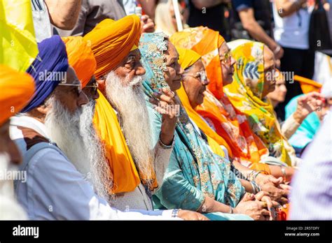 London United Kingdom June 4th 2023 Sikh Diaspora In The Uk Held A