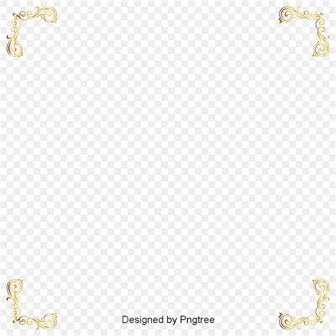 รูปขอบลายไทยสีทอง Png กรอบชายแดน โกลเด้น ลวดลายตกแต่งภาพ Png และ