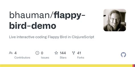 GitHub Bhauman Flappy Bird Demo Live Interactive Coding Flappy Bird In ClojureScript