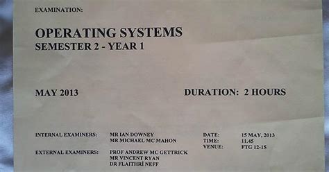 Os Exam Album On Imgur