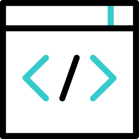 Coding Basic Accent Outline Icon