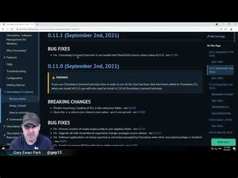 Releases Chocolatey Choco Github