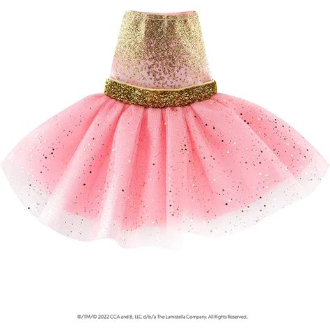 Original Elf On The Shelf Claus Couture Pink Sparkle Party Dress