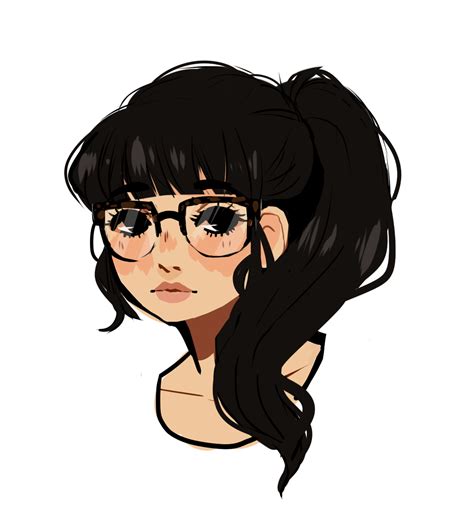 Anime Characters With Glasses Female ~ Hadziqah Khairunnisa