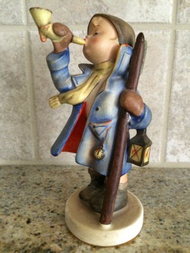 Hear Ye Hear Ye Hummel Boy With Horn And Lantern 6 Tall Antique