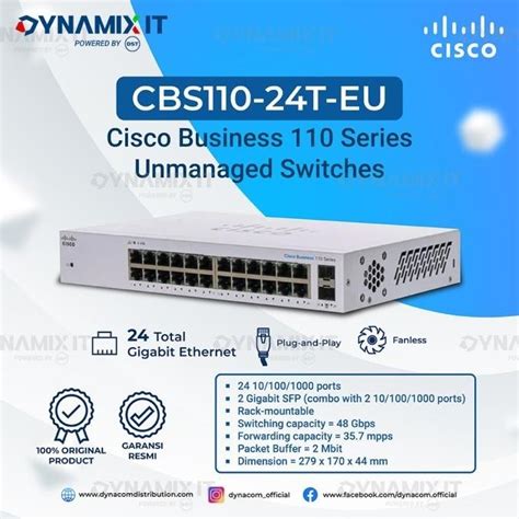 Jual NEW CISCO CBS T EU Business Unmanaged Switch Port Gigabit Shopee Indonesia