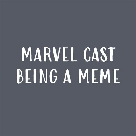 Marvel Cast Being A Meme Cover
