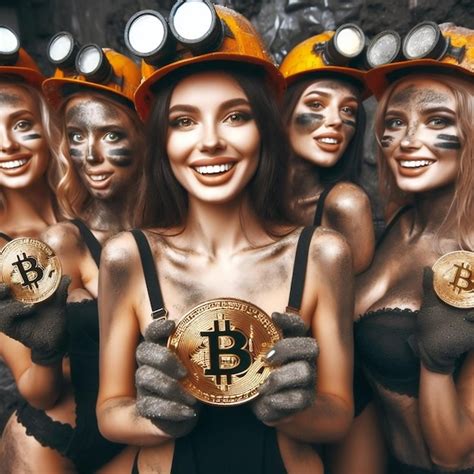 Premium Photo Sexy Bitcoin Mining Mine Coal