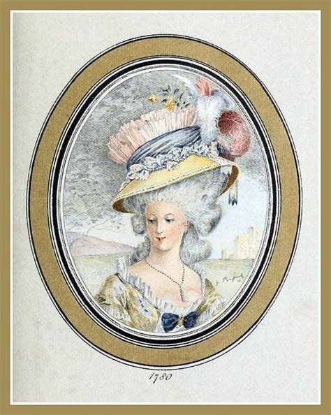 Hats By Madame Bertin 1780 18th Century Hats Marie Antionette