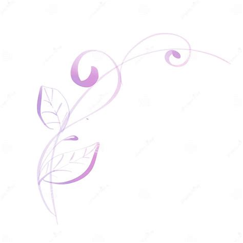Design Element Curl In Doodle Style Romance For Making Patterns