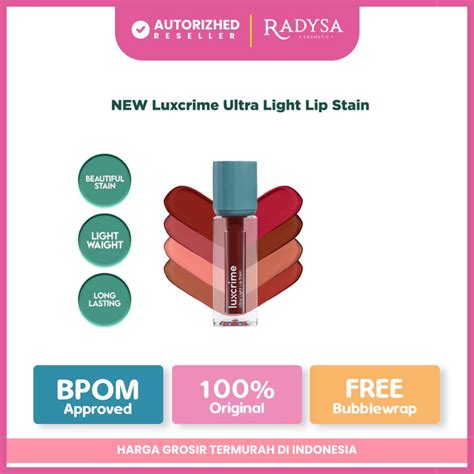 Jual 𝐑𝐀𝐃𝐘𝐒𝐀 Luxcrime Ultra Light Lip Stain Liptint Waterproof