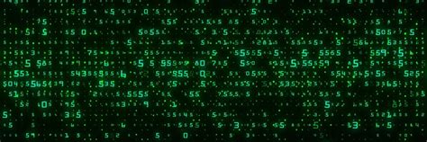 premium photo digital background green matrix coding or hacking