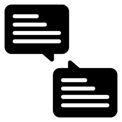 Message Glyph Icon 45947679 Vector Art At Vecteezy