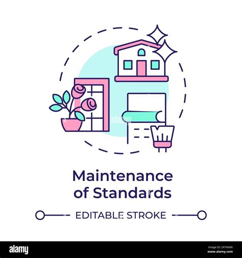 Maintenance Of Standards Multi Color Concept Icon Stock Vector Image And Art Alamy