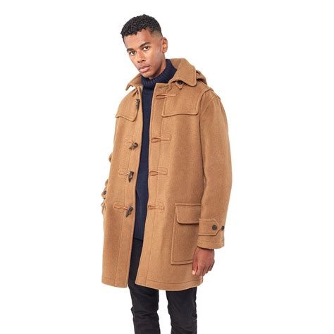 Mens London Classic Fit Duffle Coat Camel Original Montgomery