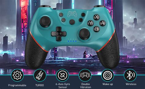 Diswoe Controller For Switch Wireless Pro Controller For