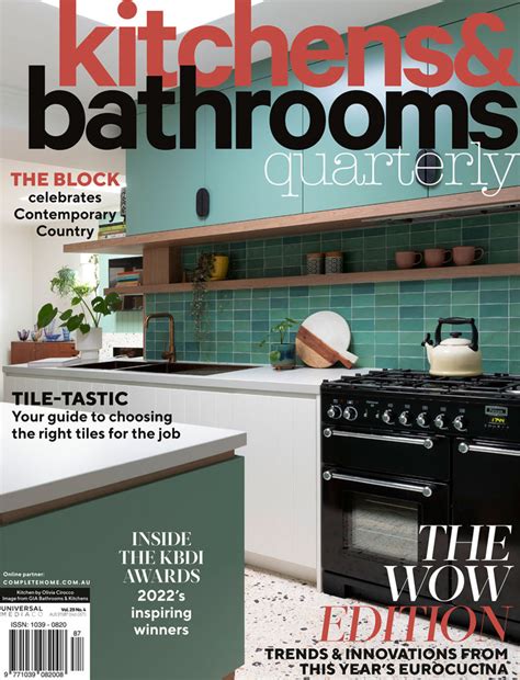 Kitchens And Bathrooms Quarterly Magazine Issue 294 Universal Shop Au