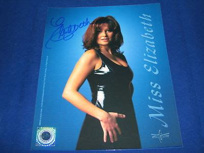 Miss Elizabeth Wcw Nwo Wrestling Diva Autograph Photo 154045165