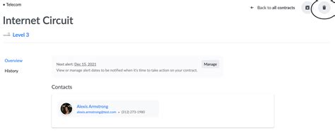 Deleting Contracts Contract Management