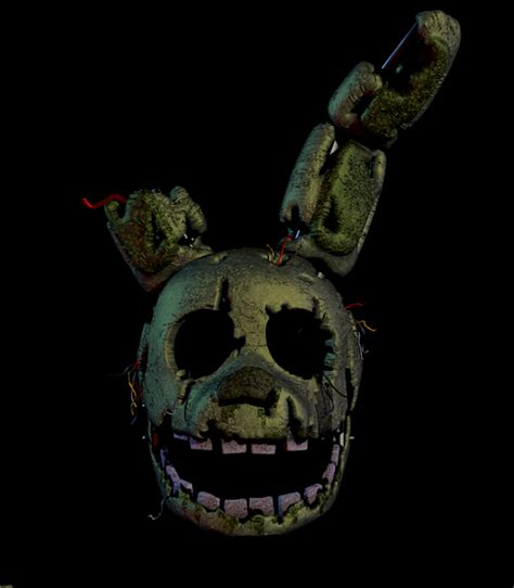 Fnafc4d Springtrap Head By Realmclovin On Deviantart