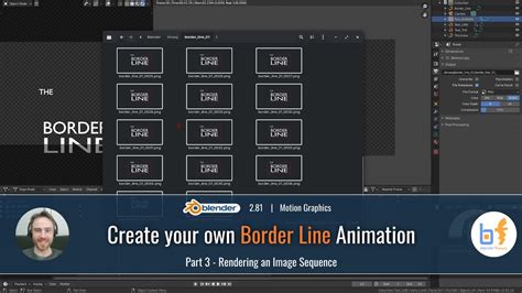 Render An Image Sequence As An Overlay In Blender 281 Detailed