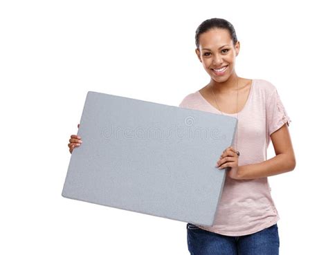 Woman Blank Poster And Model With A Marketing Space And Advertisement