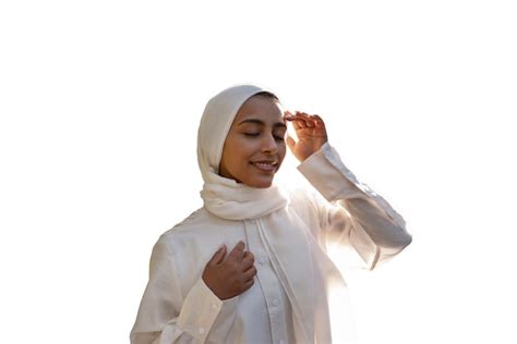 Portrait De Femme Portant Le Hijab Psd Gratuite