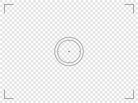 비디오 녹화 화면 사진 카메라 프레임 뷰파인더 투명한 터 타에 초점을 맞추는 원 프리미엄 벡터