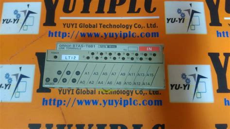 Omron B7as T6b1 Link Terminal 裕益科技自動化設備可程式編碼器plc分散式控制系統dcs