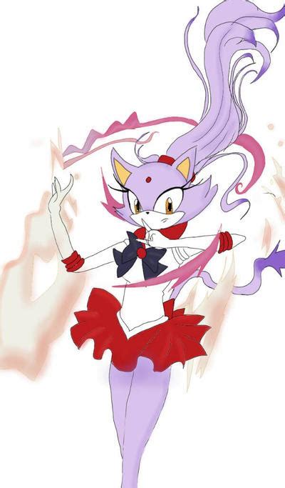 Blaze The Cat As Sailor Mars By Fangirluniverse On Deviantart