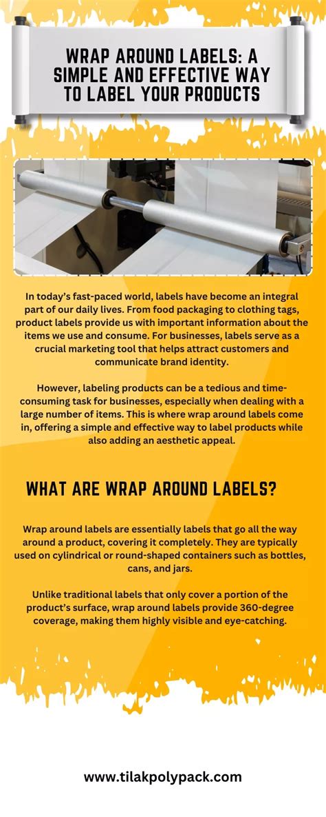 PPT WRAP AROUND LABELS A SIMPLE AND EFFECTIVE WAY TO LABEL YOUR PRODUCTS PowerPoint